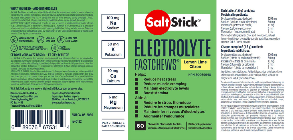 Salt Stick Capsules | Athletes & Runner Tablets - The Podium